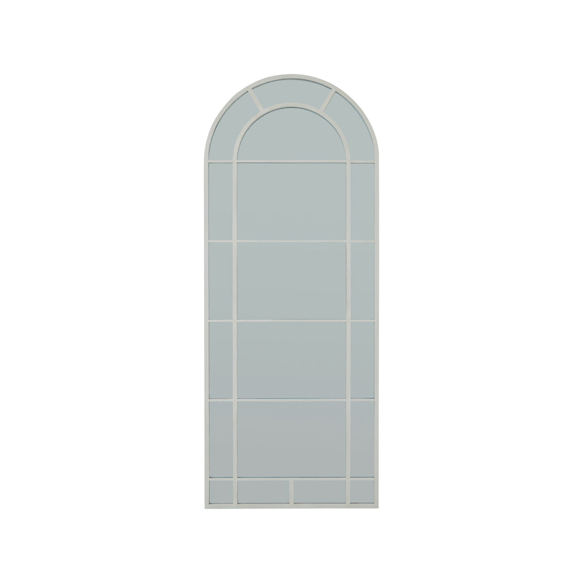 Aurora White Arched Window Mirror – Nomal