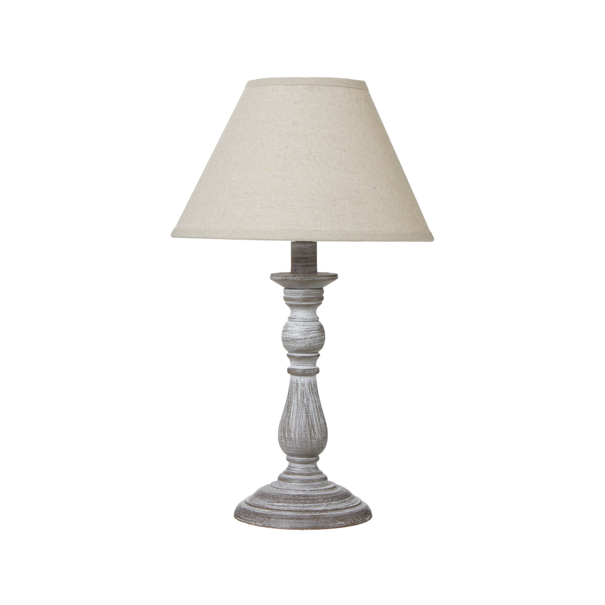 Alberobello Grey Washed Wood Lamp – Nomal